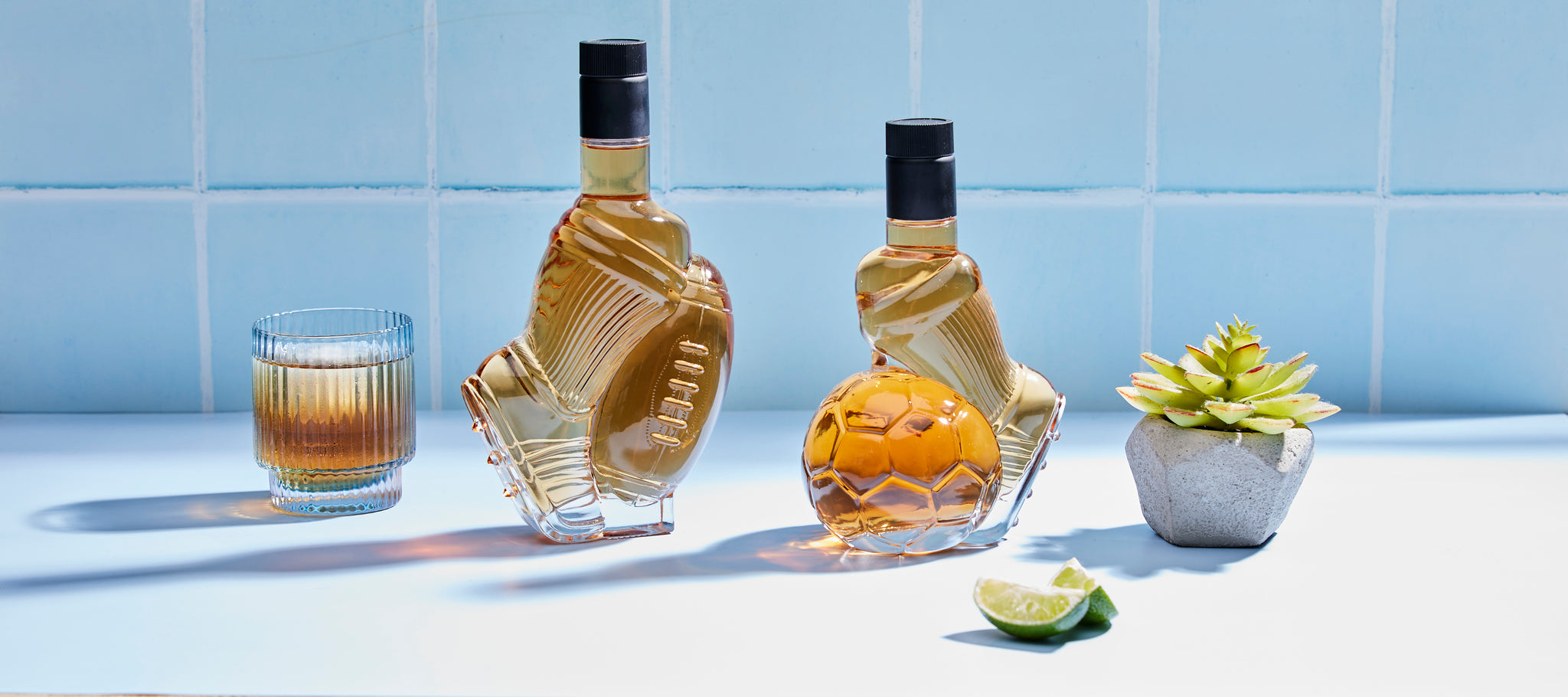 Soccer Ball Bottle filled with Southern Liqueur - Gift Box