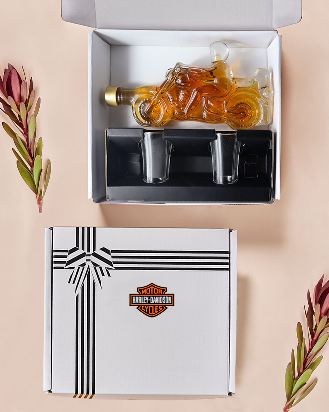 Corporate Motorbike Bottle 350ml - Kentucky Bourbon - Gift Box